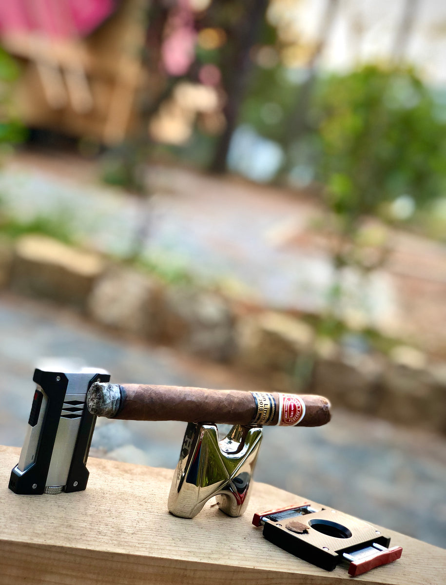Nickel Plated Cigar Stand – hsignature